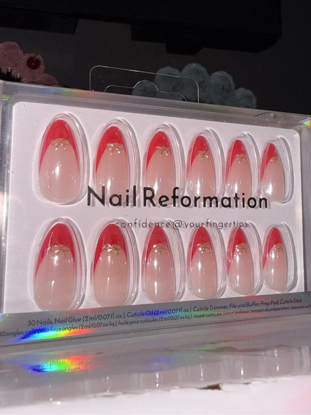 Nail Reformation | Makeup | Nail Reformation Red Chrome French Tip ...